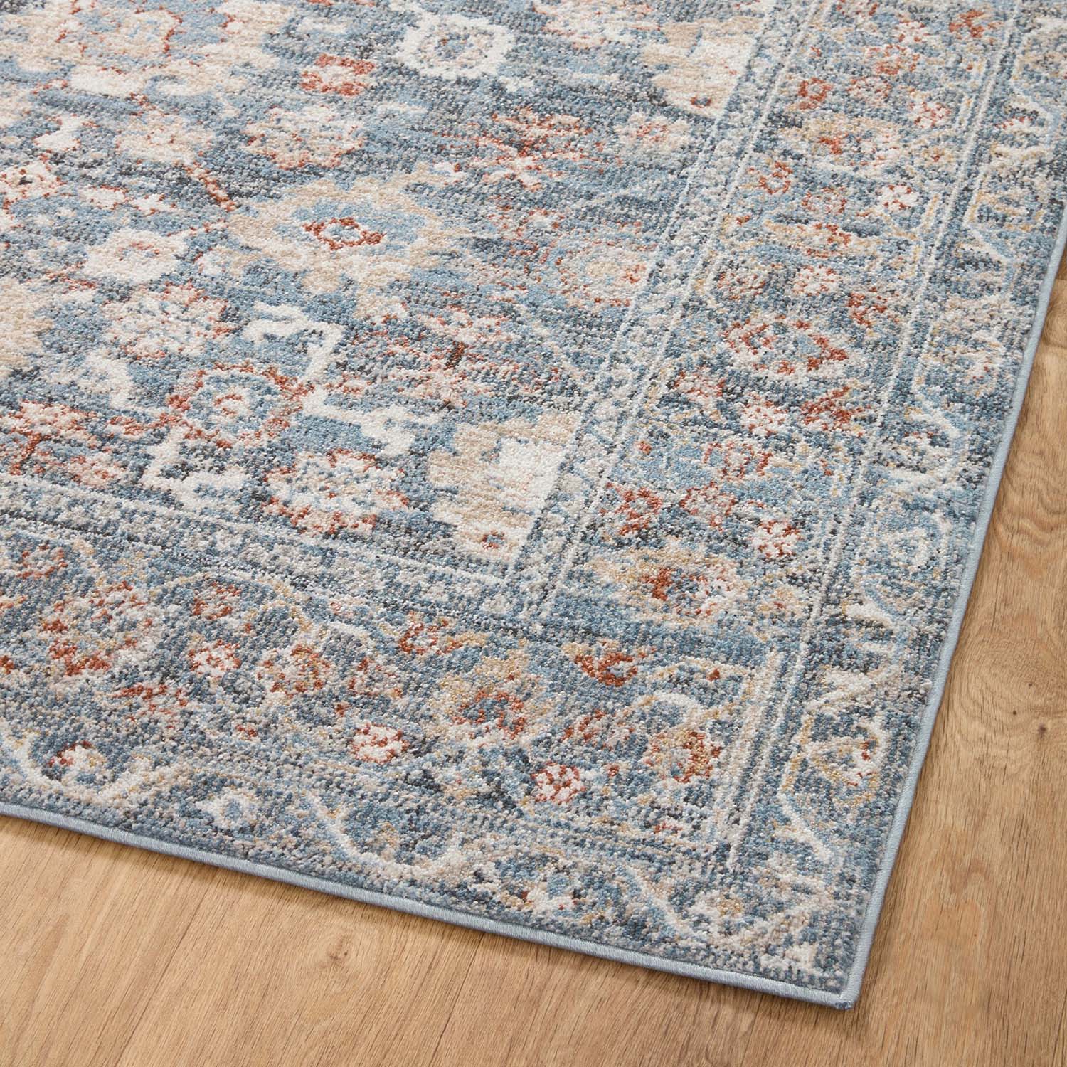 Loloi Odette Sky/Rust Power Loomed Rug – Paynes Gray