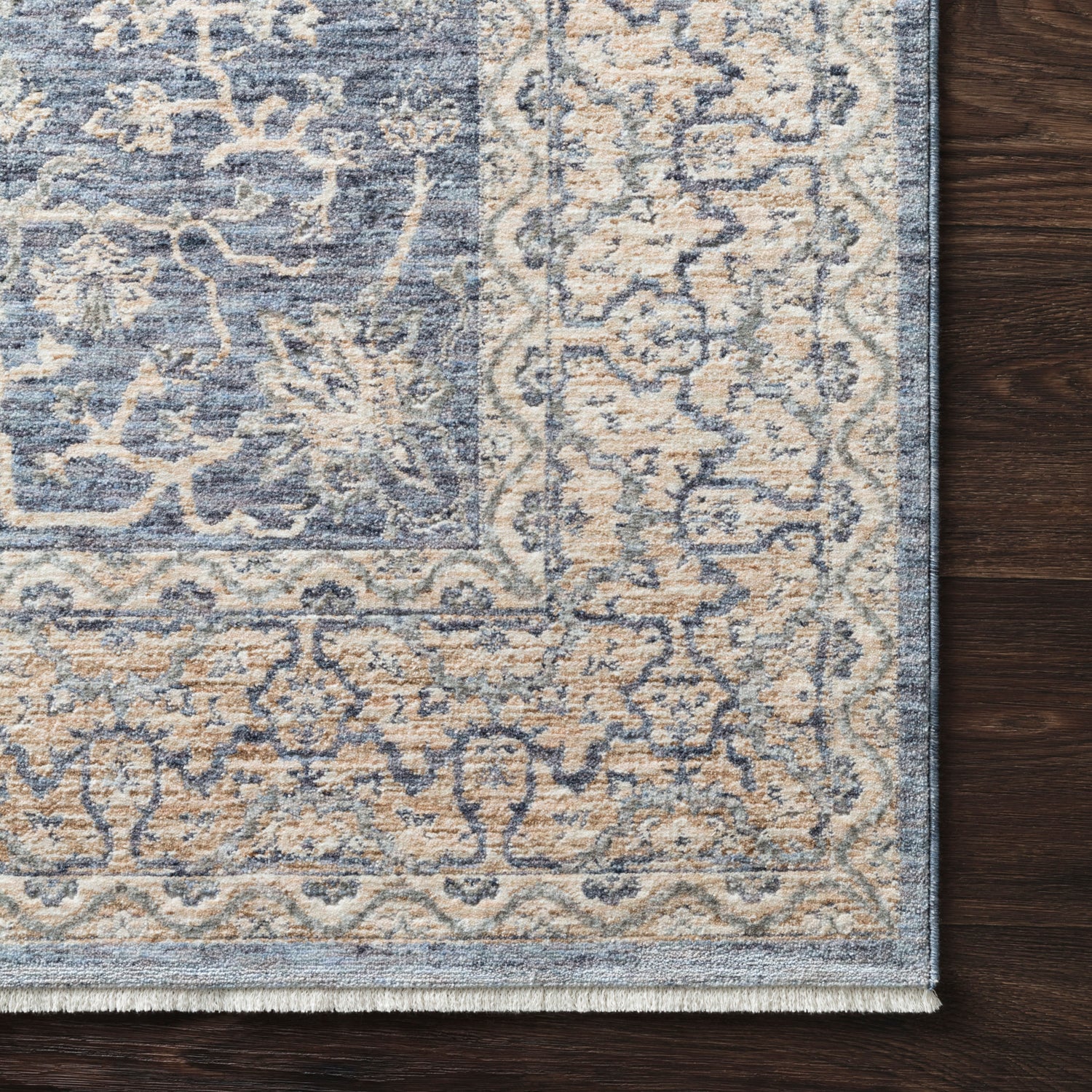 Loloi Pandora Dark Blue/Ivory Power Loomed Rug – Paynes Gray