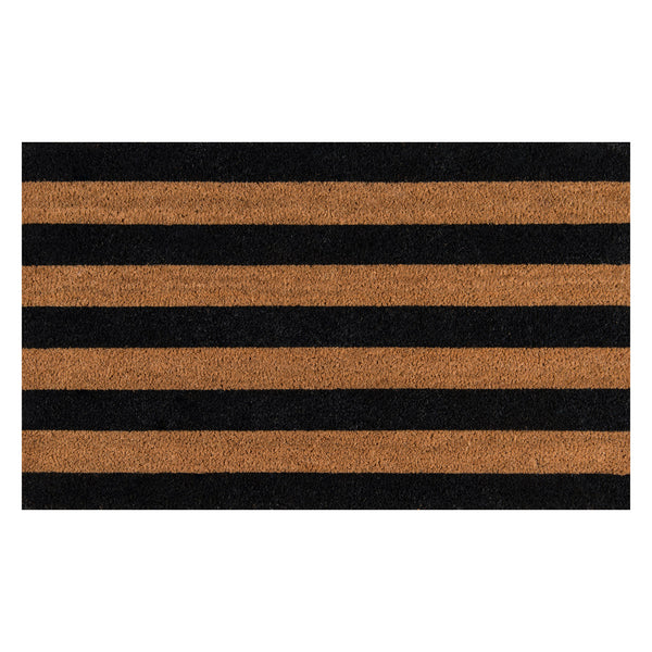 Striped Door Mat – Paynes Gray