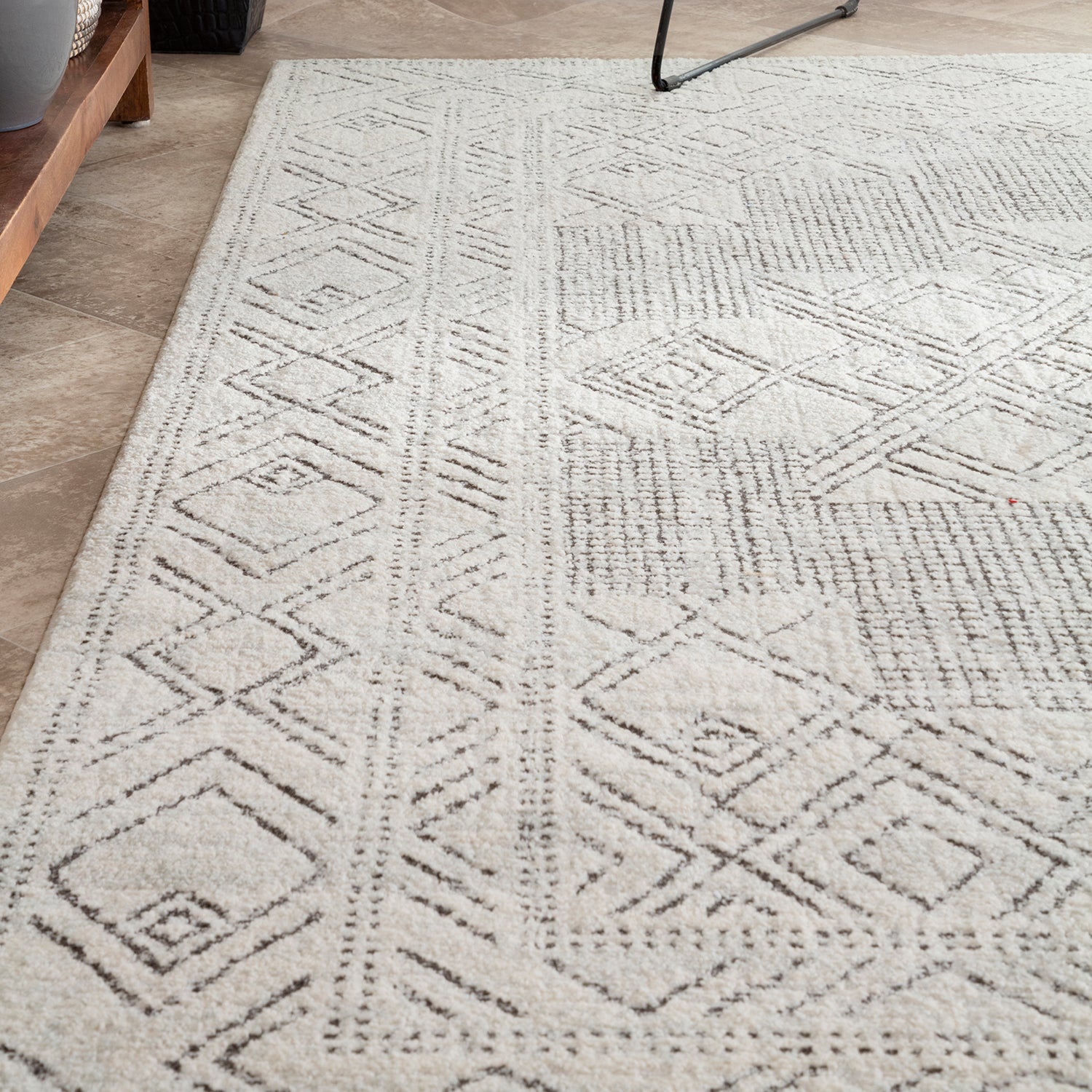 Maceo Machine Made Rug – Paynes Gray