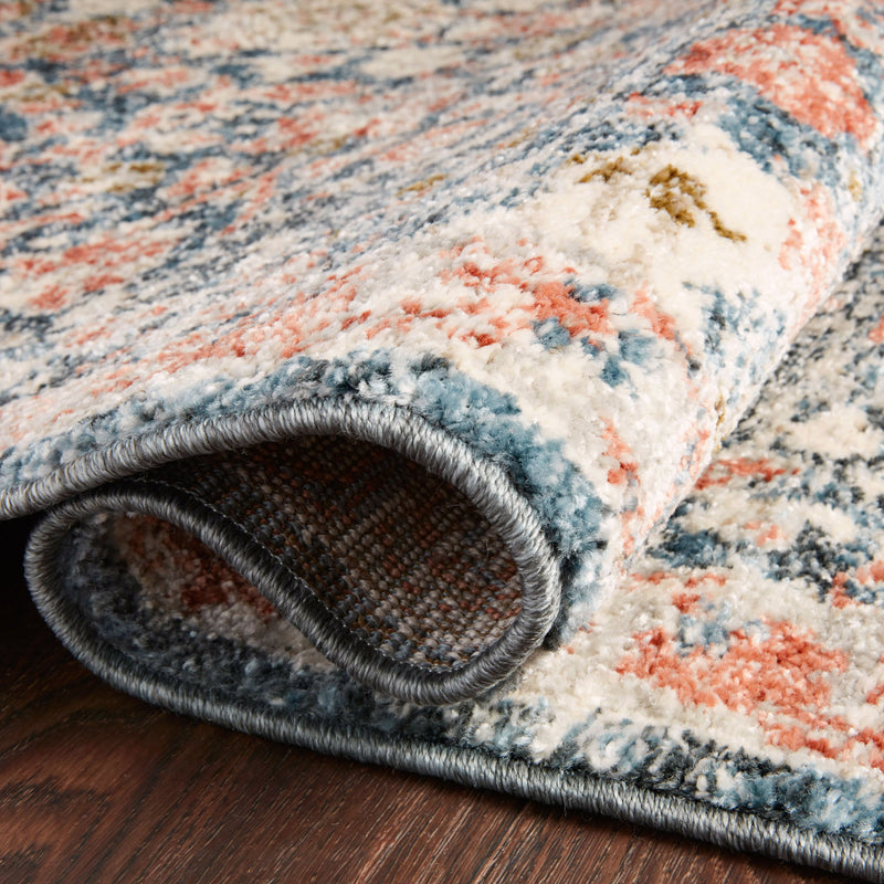 Loloi Saban Navy/Rust Power Loomed Rug – Paynes Gray