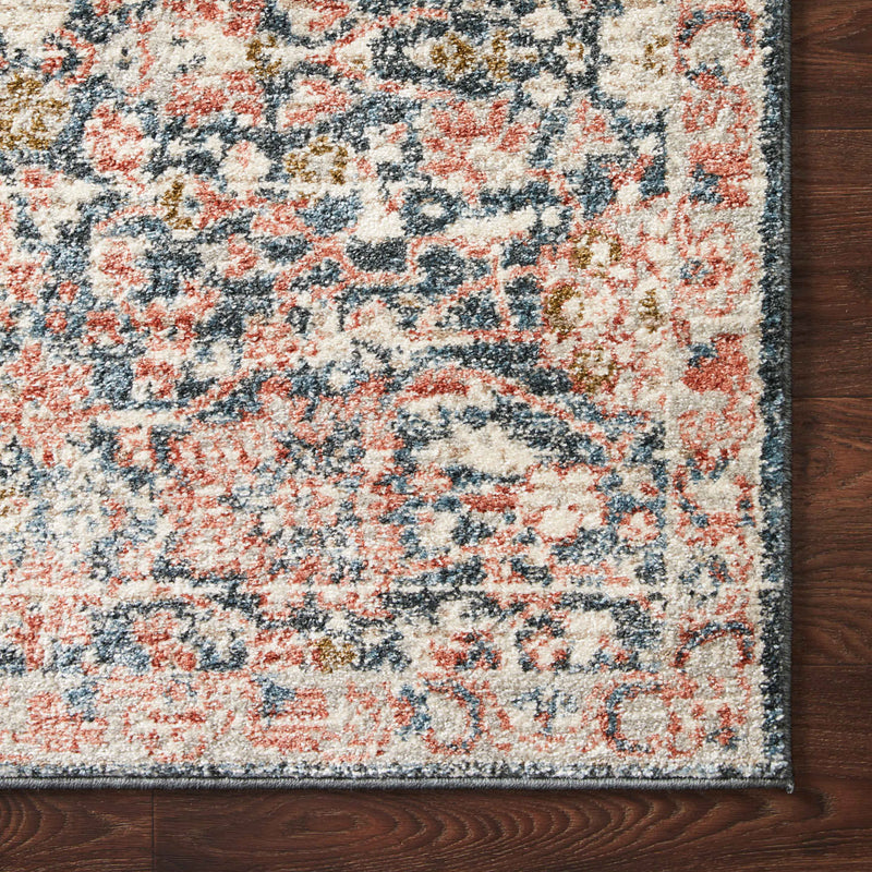 Loloi II Saban Navy/Rust Power Loomed Rug – Paynes Gray