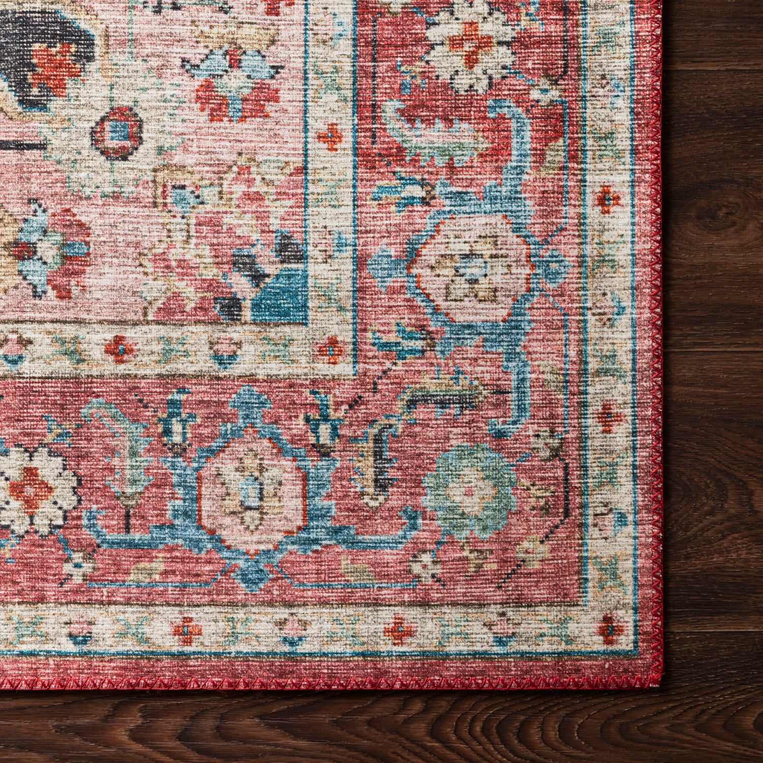 Loloi Skye Brick/Ocean Power Loomed Rug – Paynes Gray