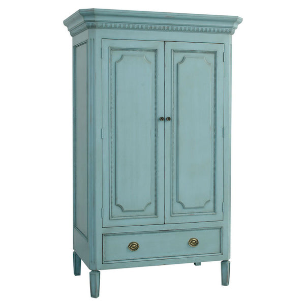 Redford House Swedish Armoire – Paynes Gray