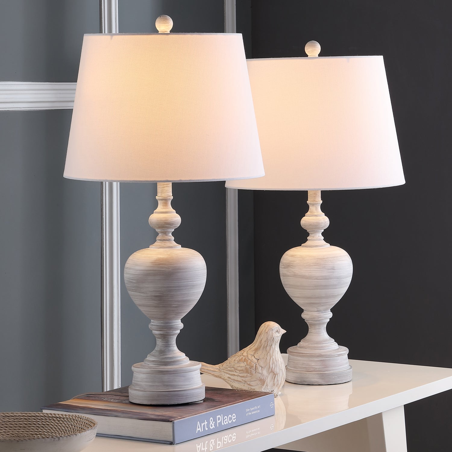 Campbell Table Lamp Set of 2 – Paynes Gray