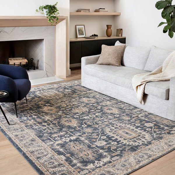 Loloi Teagan Cruel Power Loomed Rug – Paynes Gray