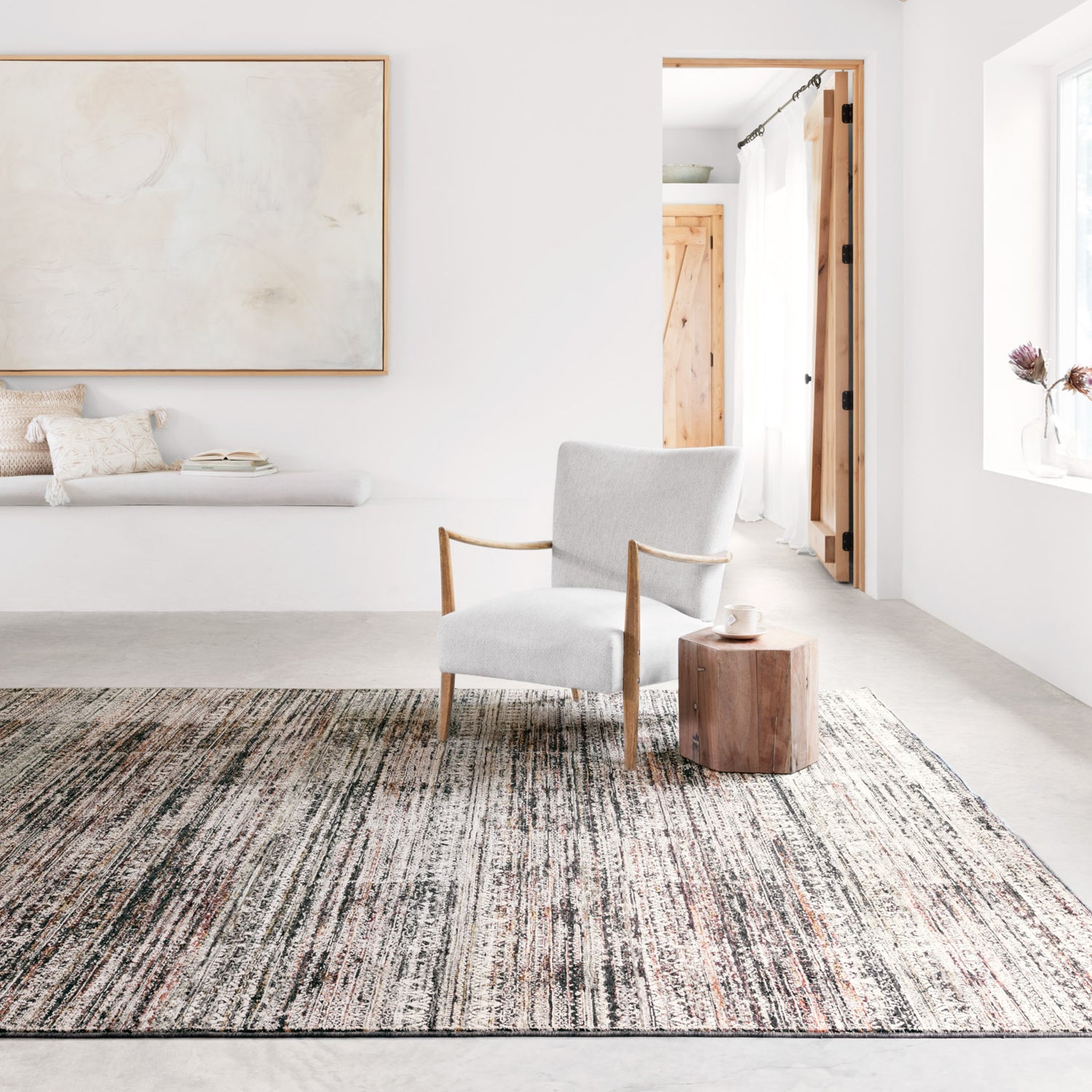 Loloi Theia Gray/Multi Power Loomed Rug – Paynes Gray