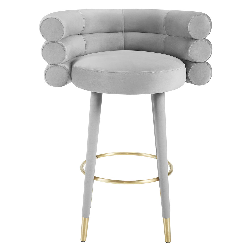 TOV Furniture Betty Velvet Bar Stool
