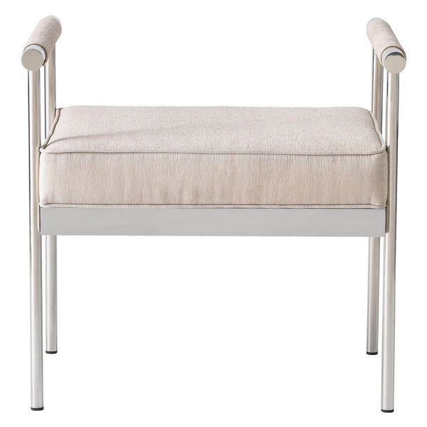 TOV Furniture Diva Velvet Bench – Paynes Gray