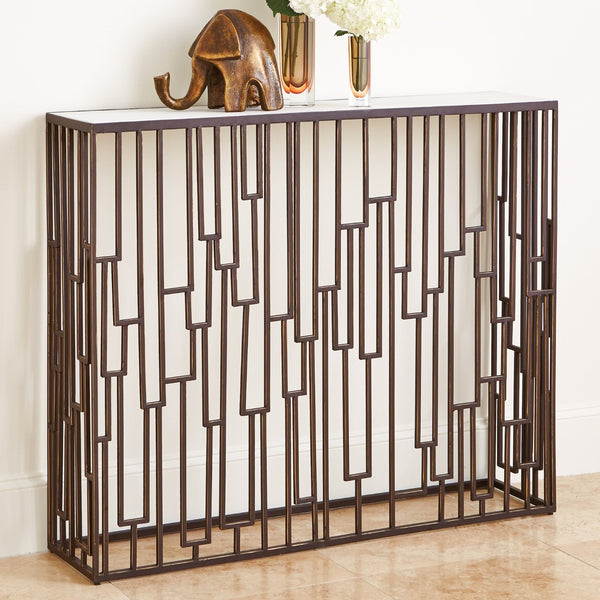 Global Views Shingle Hall Table – Paynes Gray