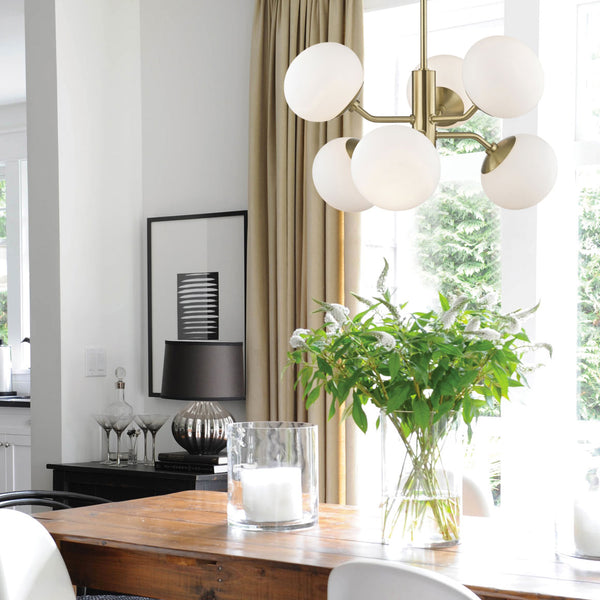 Mitzi Estee Chandelier – Paynes Gray