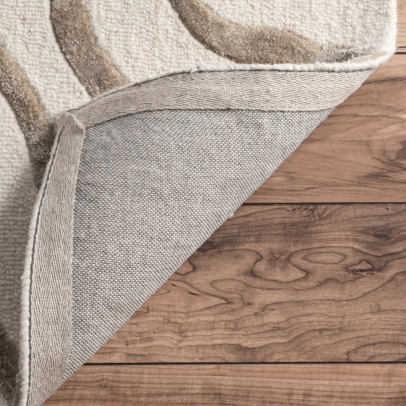 Zebra Stripe Hand Tufted Rug – Paynes Gray