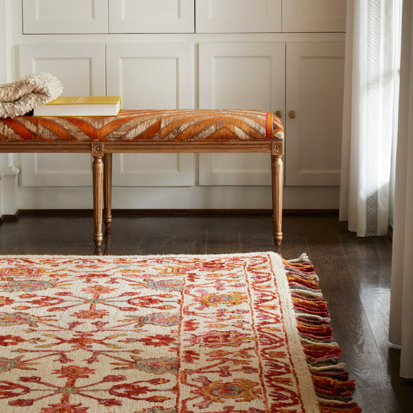 Loloi Zharah Berry Hooked Rug – Paynes Gray