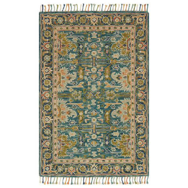 Loloi Zharah Blue/Navy Hooked Rug – Paynes Gray