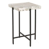 Bowden Stone Top Accent Table – Paynes Gray