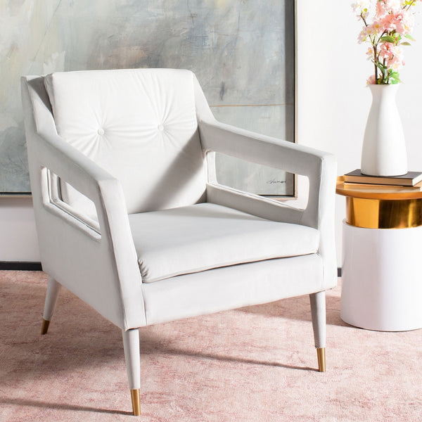 Tara Tufted Chair – Paynes Gray