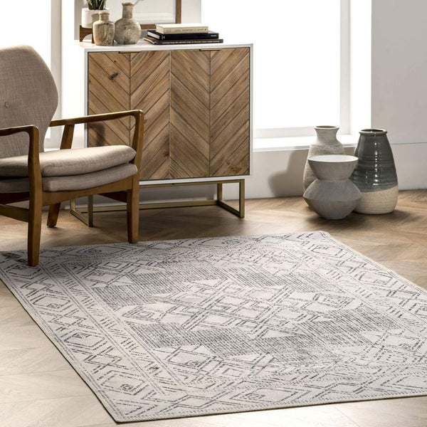 Gullah Washable Area Rug – Paynes Gray