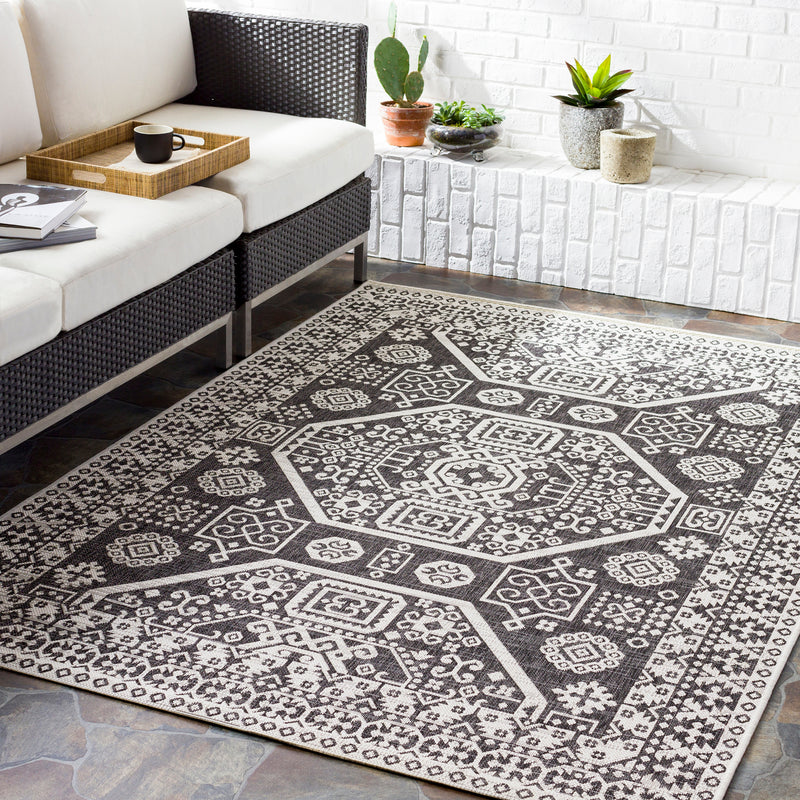 Surya Eagean Haire Indoor/Outdoor Rug – Paynes Gray