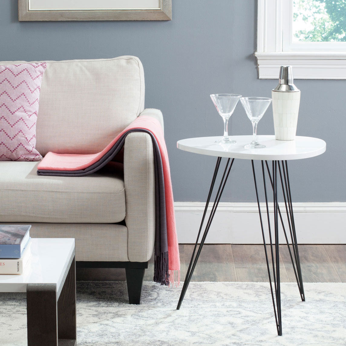 Rudd Side Table – Paynes Gray