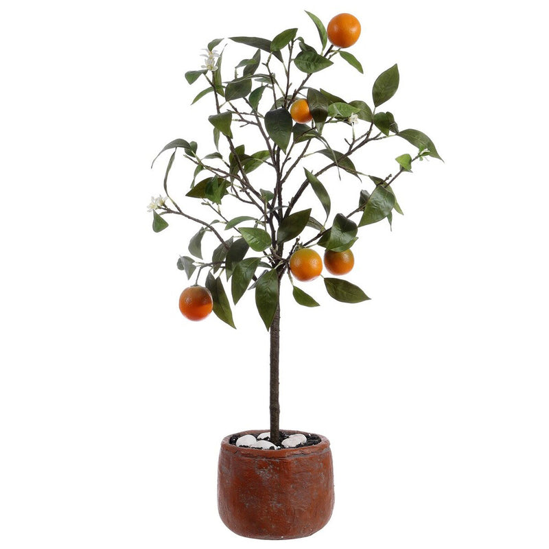 Faux Orange Potted Tree – Paynes Gray