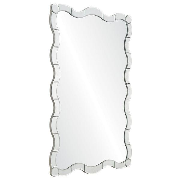 Jamie Drake For Mirror Home Wave Wall Mirror – Paynes Gray