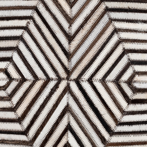 Gould Diamond Leather Throw Pillow
