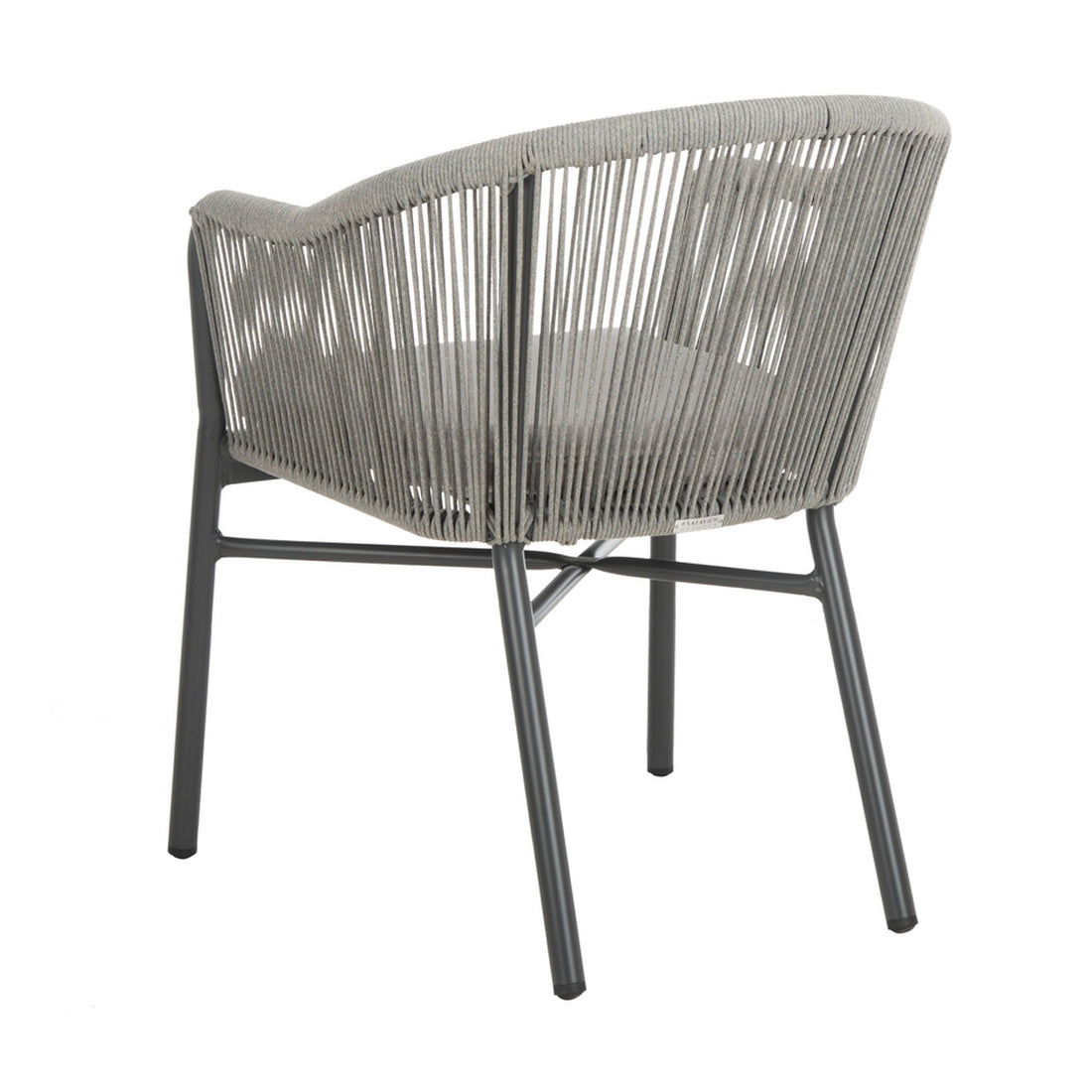 Raquel Rope Outdoor Chair Set of 2 – Paynes Gray