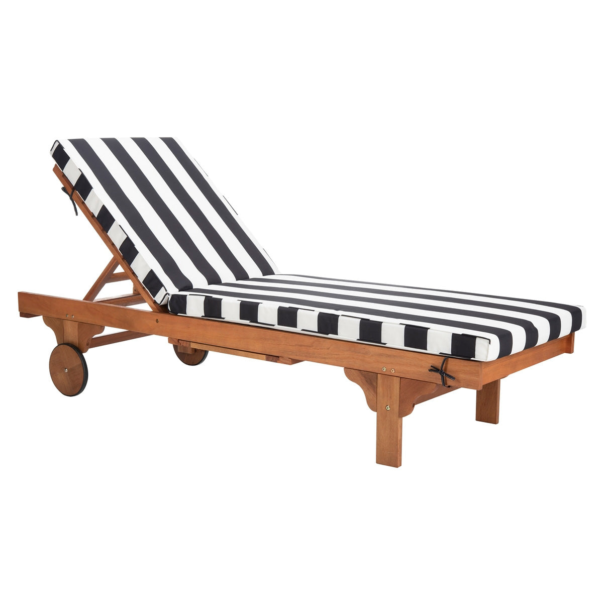 Tiffany Striped Outdoor Chaise Lounge – Paynes Gray