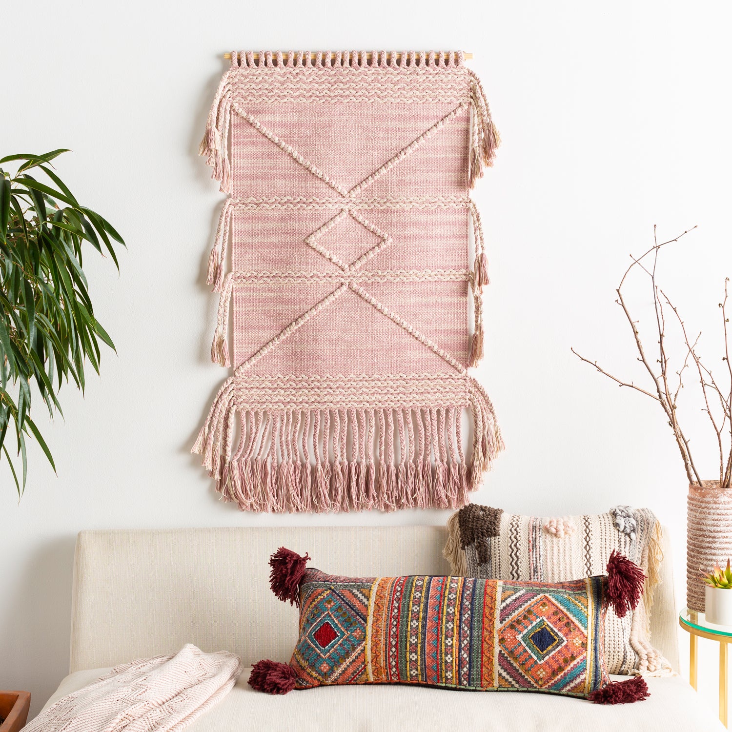 Petra Pink Wall Hanging – Paynes Gray